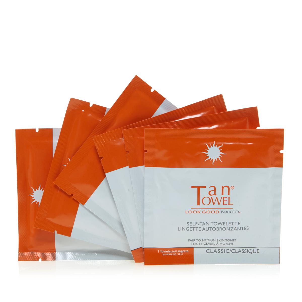 TanTowel® Full-Body Classic Towelettes - 6-pack Auto-Ship® - 8416589 | HSN