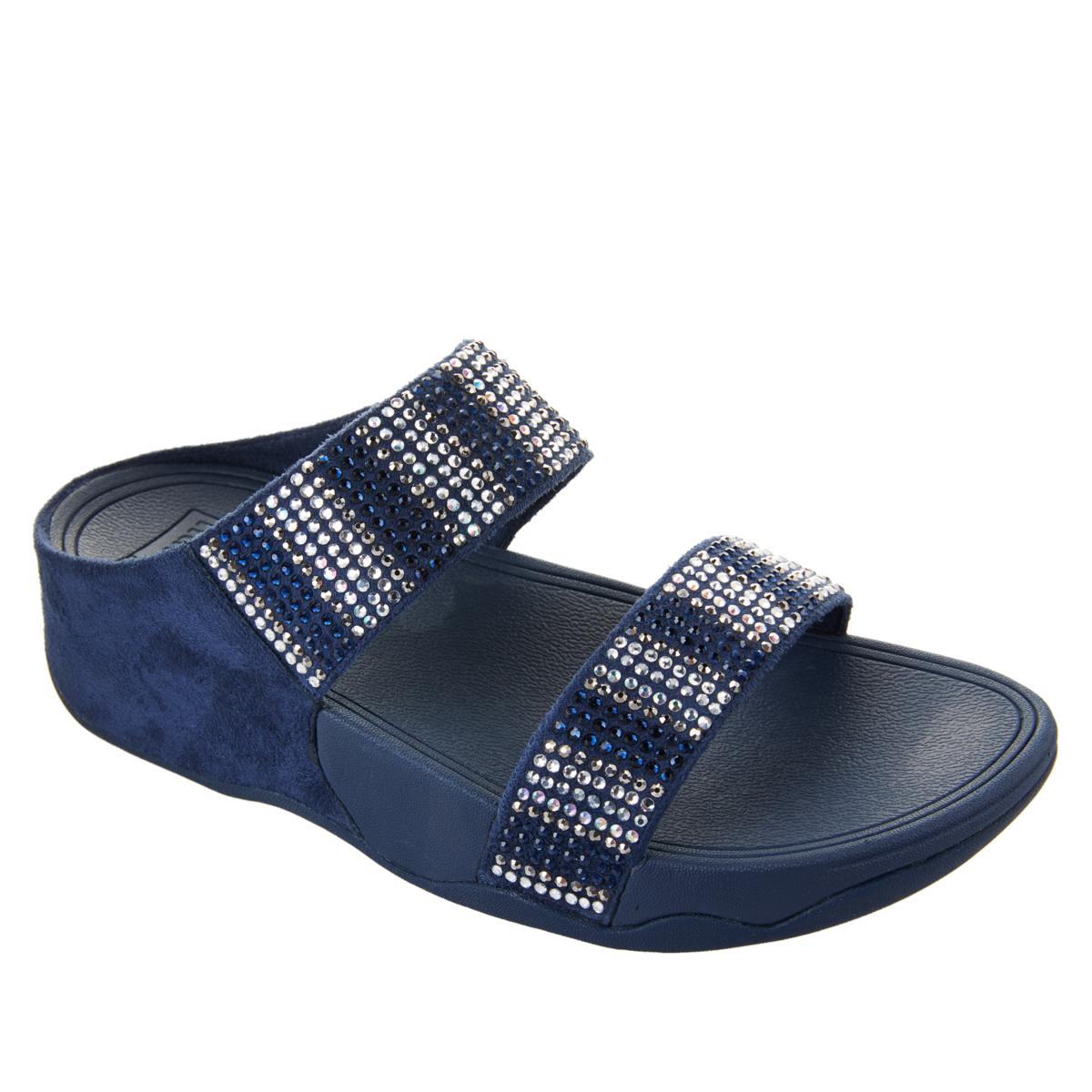 FitFlop Flare Strobe Slide Sandal | HSN
