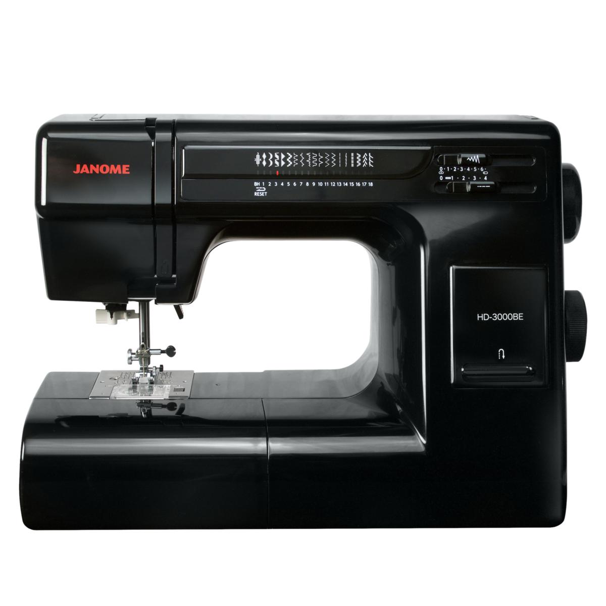 Janome HD3000 Black Edition 18-Stitch Sewing Machine - 8989372 | HSN