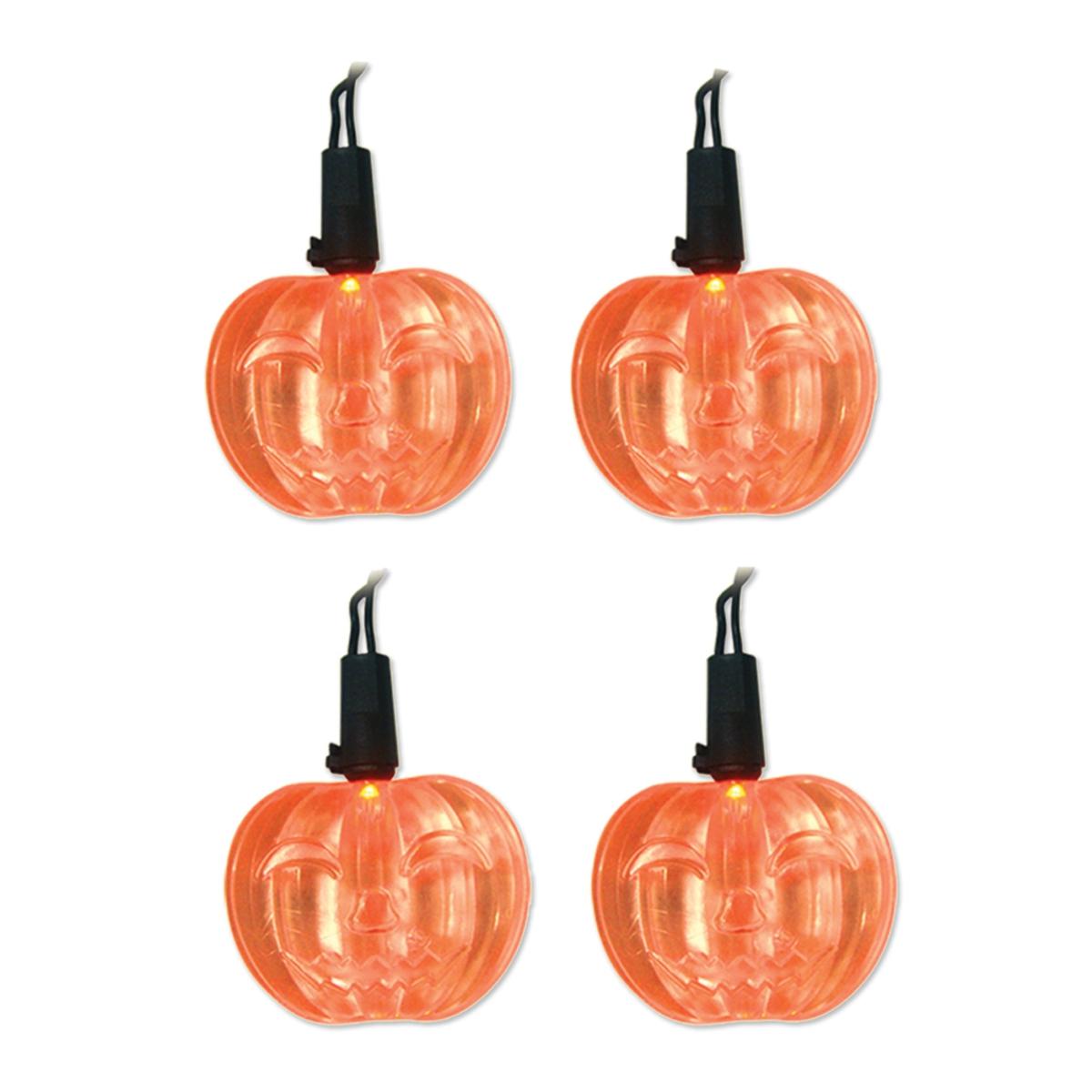 Battery-Operated Orange Pumpkin-Shaped Lights | HSN