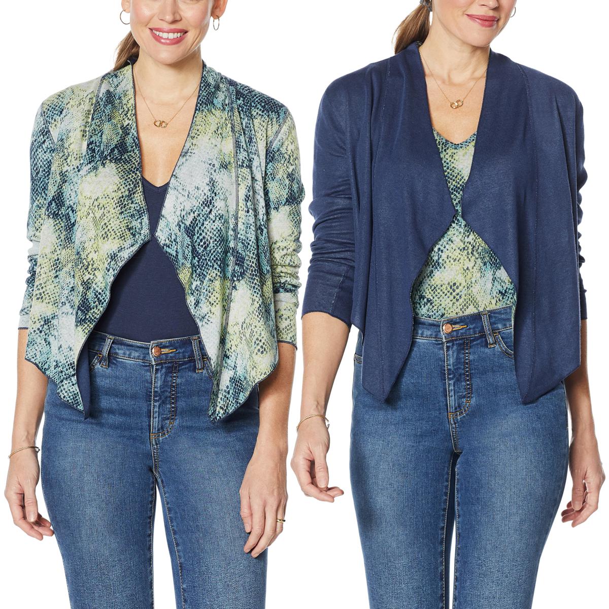 (HSN) G by Giuliana Sweater Knit Reversible Cardigan – TVShoppingQueens