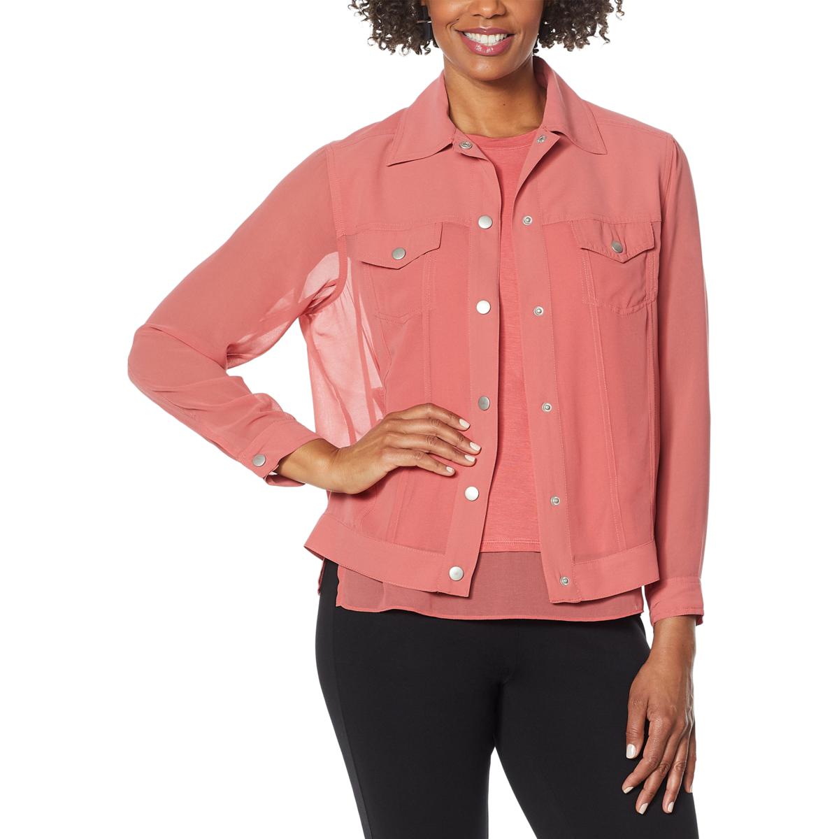 (HSN) WynneLayers Chiffon Jacket – TVShoppingQueens