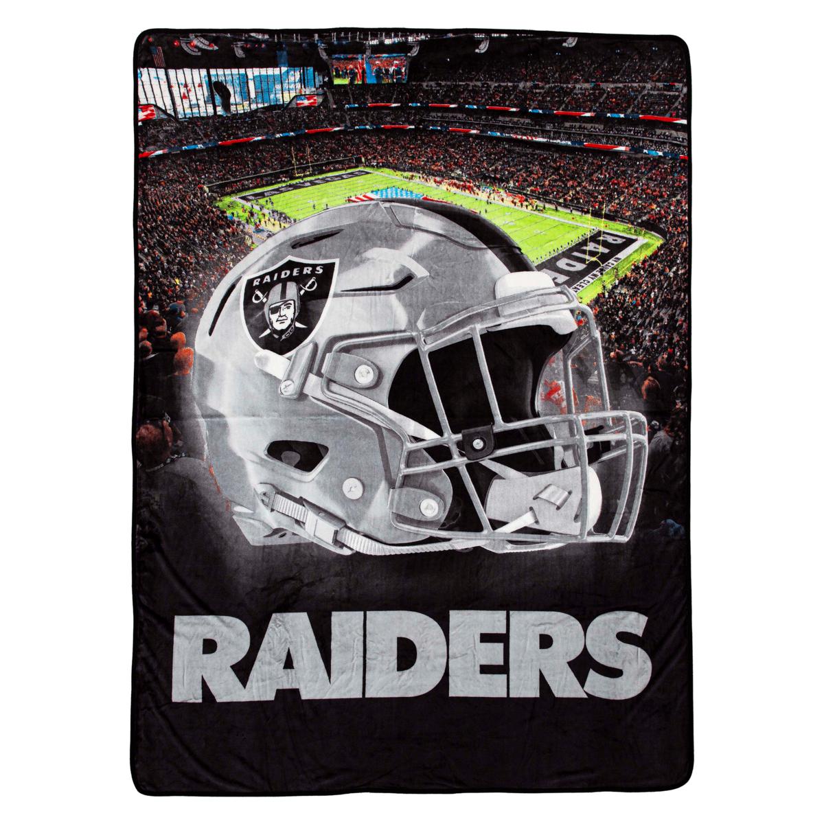 Officially Licensed NFL 66" x 90" Oversized Home Turf Throw - Raiders ...