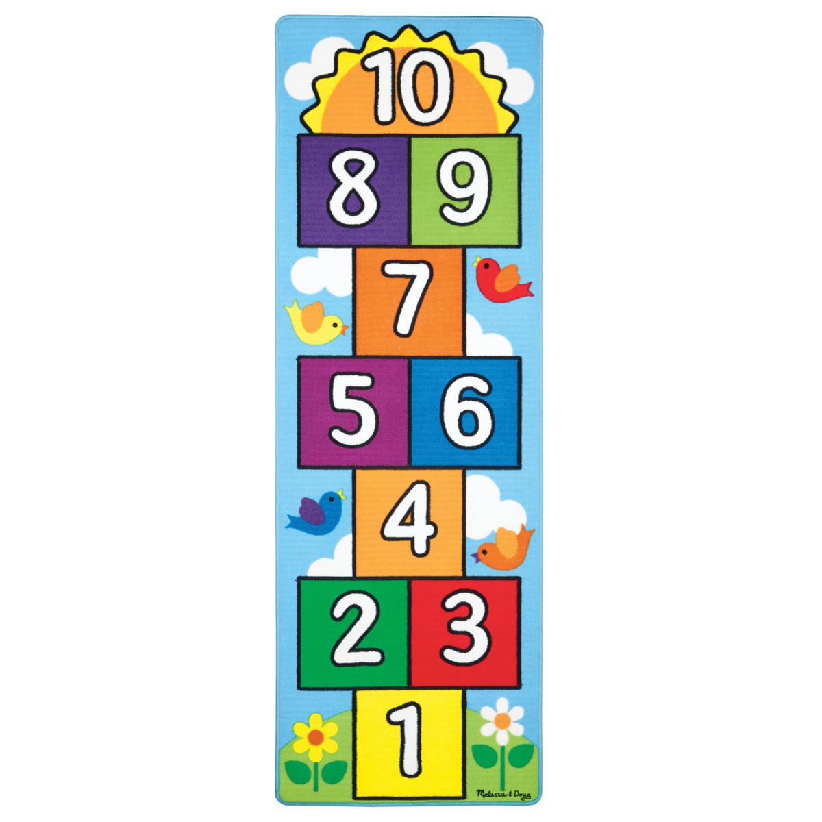Melissa & Doug Hop & Count Hopscotch Rug - 8144943 | HSN