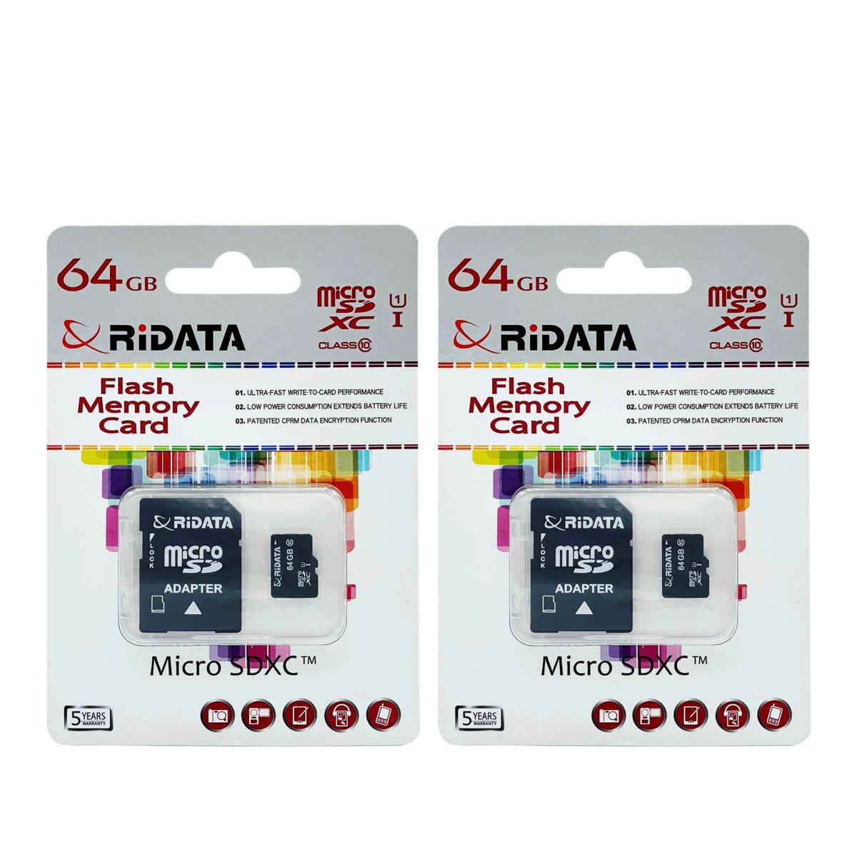 RiData 64GB 2-pack MicroSD Cards & Adapters | HSN