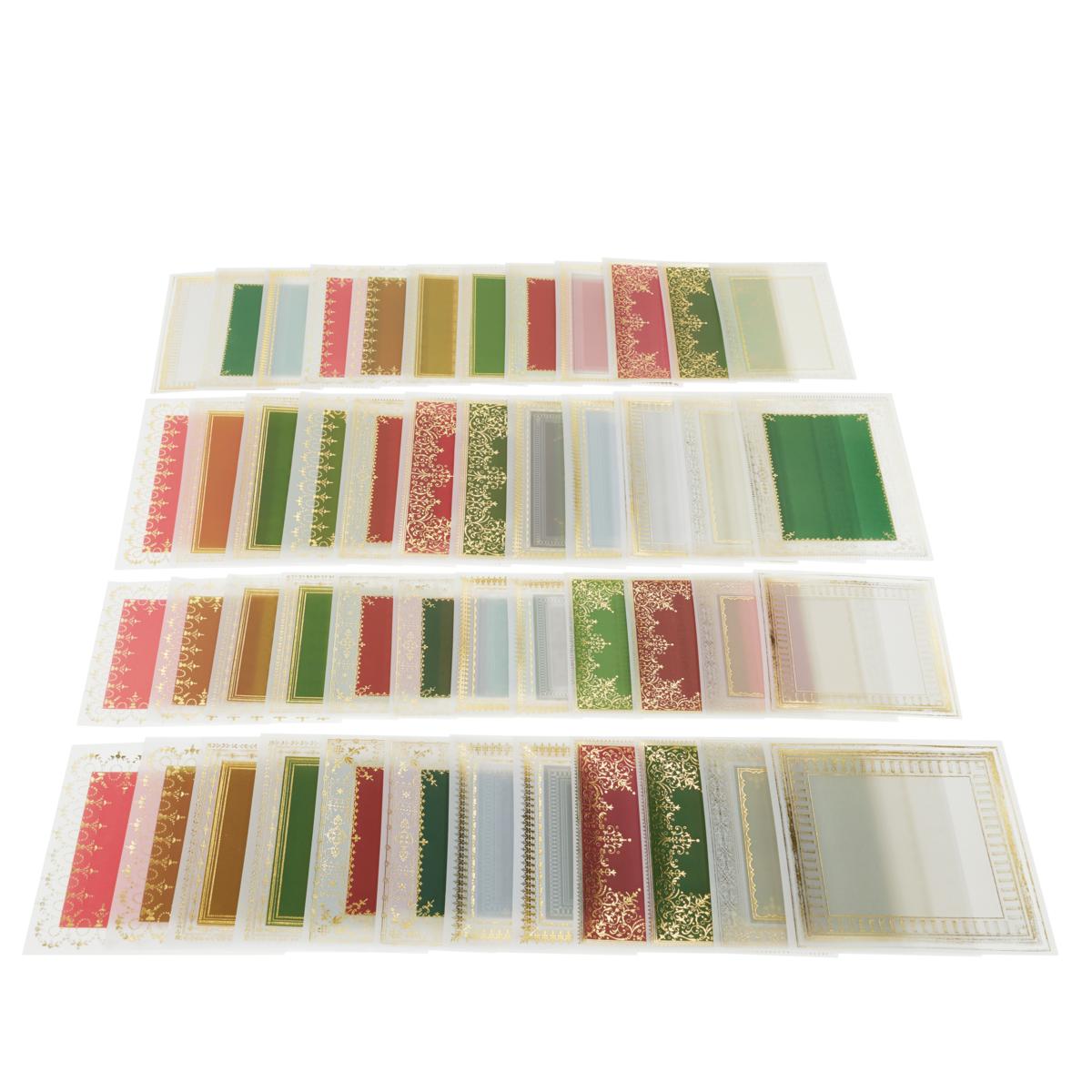 Anna Griffin® Christmas Foil-Stamped Vellum Layers - Set of 96 | HSN