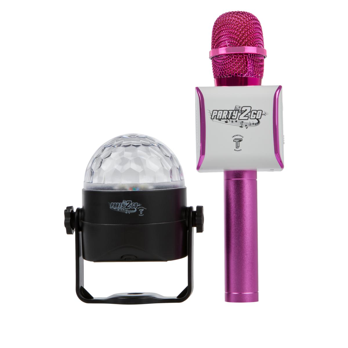 Party 2 Go Karaoke Microphone and Disco Ball - 20710397 | HSN