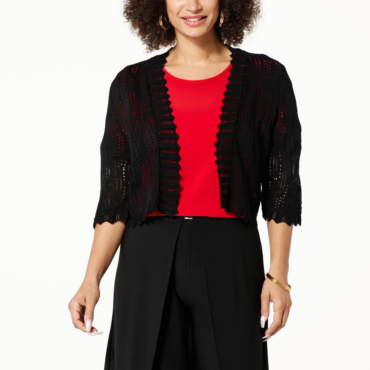 Antthony Sweater Knit Bolero - 20739012 | HSN