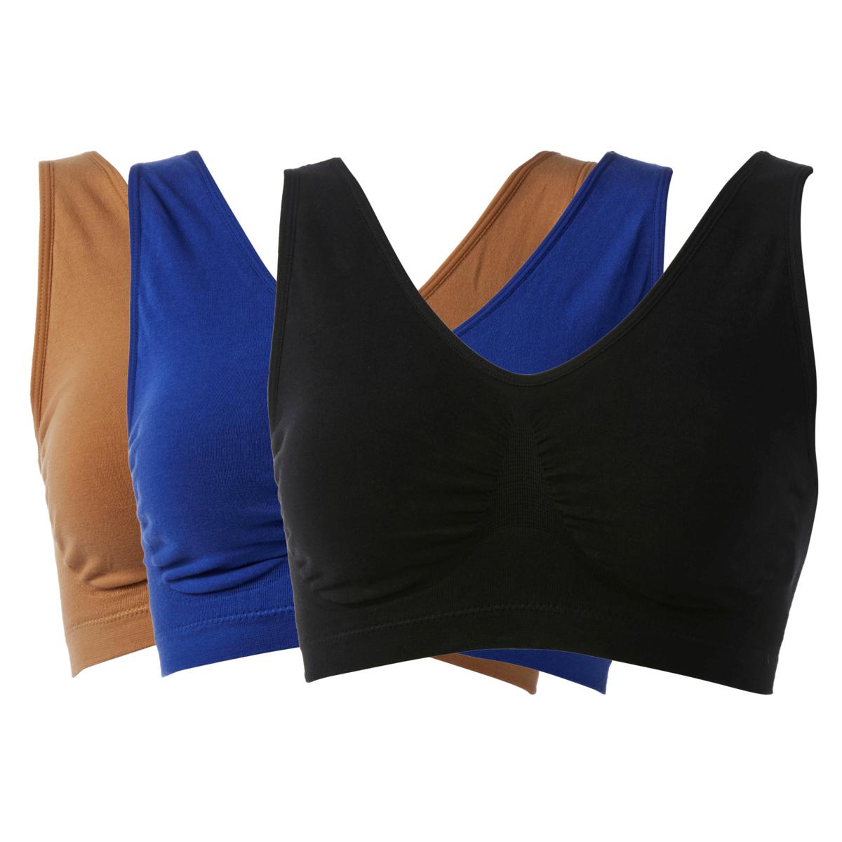 Rhonda Shear 3-pack Original Cotton-Blend Ahh Bra - 20829816 | HSN