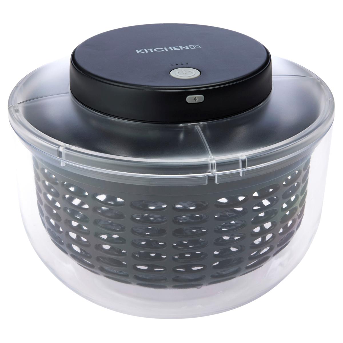 Kitchen HQ USB Salad Spinner - 20900140 | HSN
