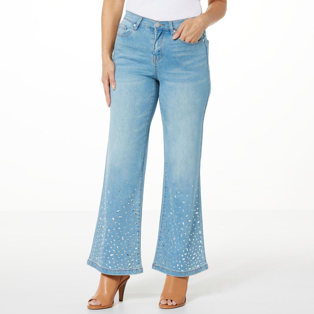 DG2 by Diane Gilman The Signature Collection Embellished Bootcut Jean | HSN