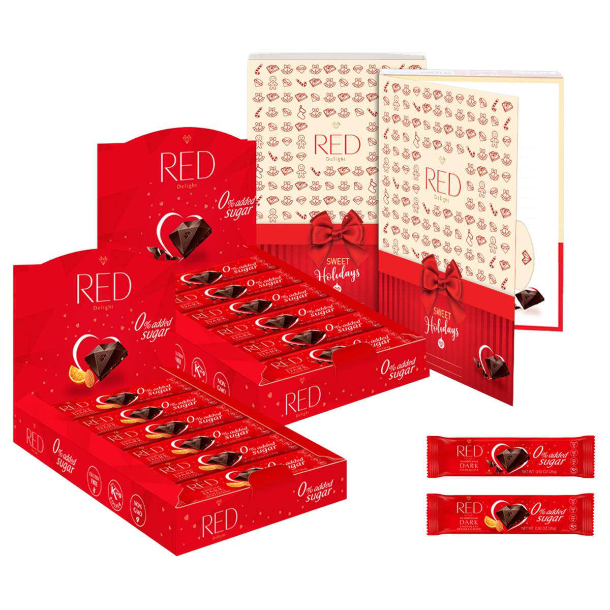 RED Grab & Go 24-pack Dark Chocolate/Orange Almond Bars Ships 11/3 ...