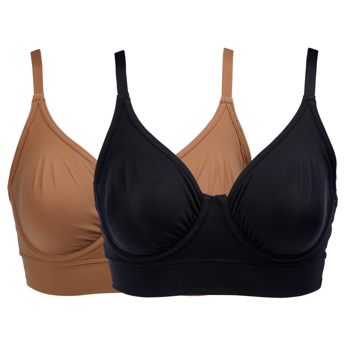 Rhonda Shear 2-pack Butterknit No Wire Underwire Bra - 21471161 | HSN