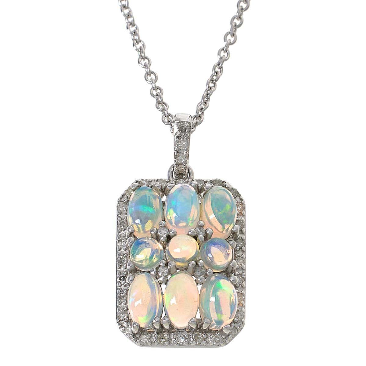 Colleen Lopez Exotic Gemstone and Diamond Pendant with Chain - 21620898 ...