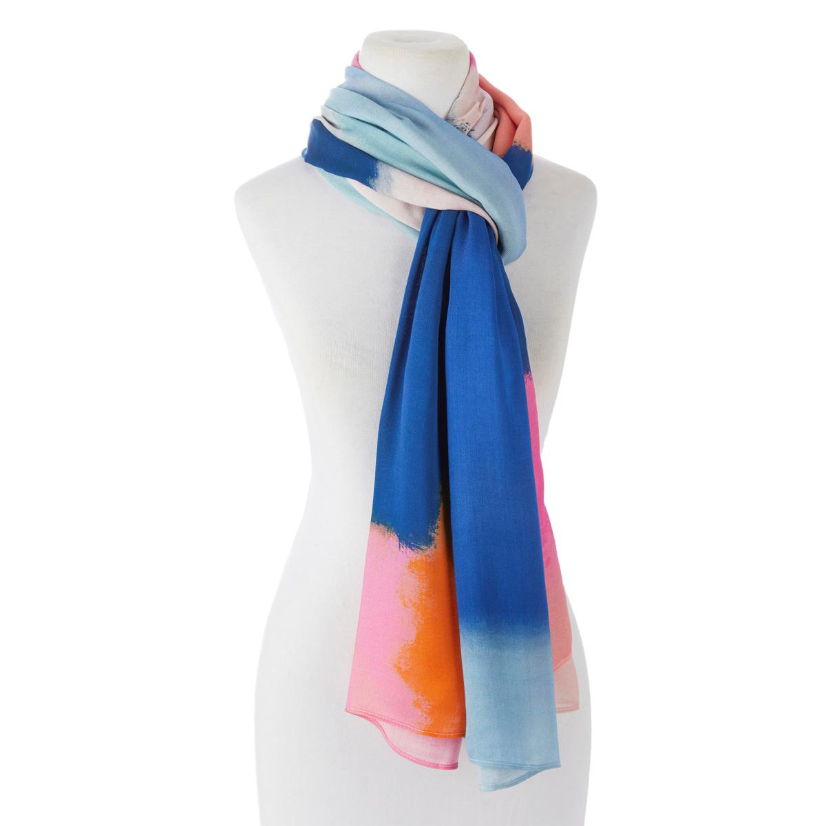 WynneLayers Watercolor Scarf | HSN