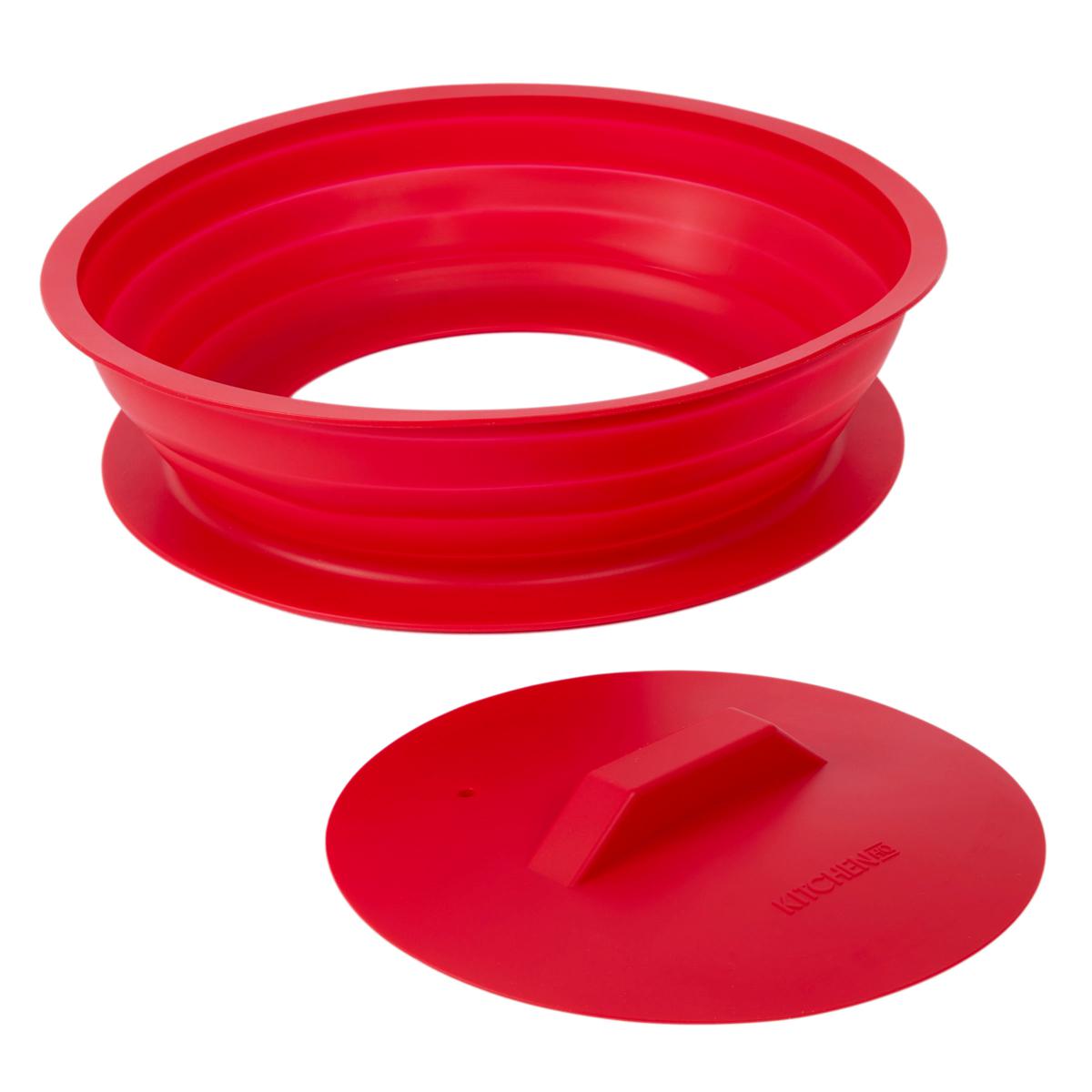 Kitchen HQ Collapsible Silicone Splatter Guard with Pan Lid - 21806055 ...