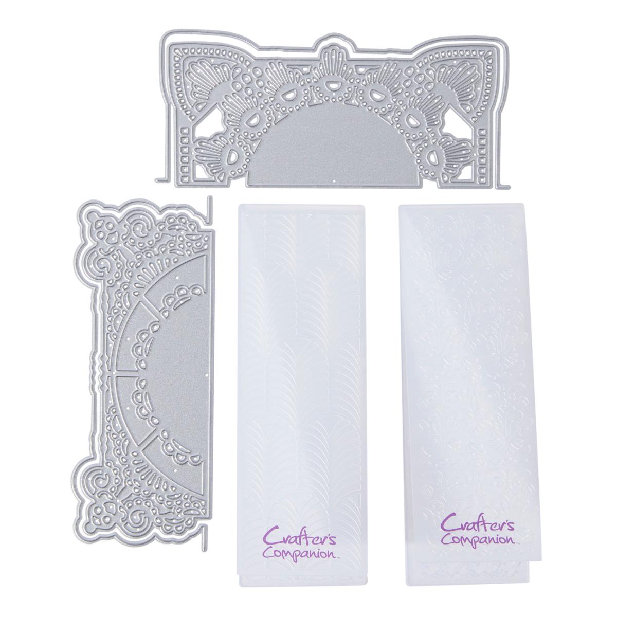 Crafter's Companion Frame Edge Emboss Dies and Folders - Regal ...