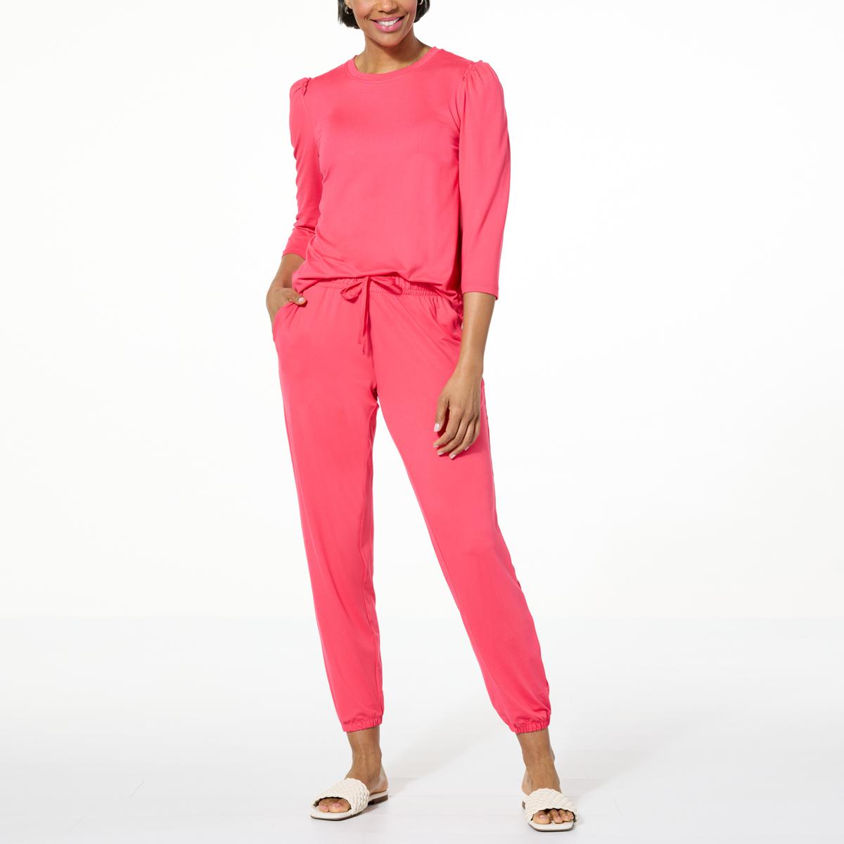 Comfort Code 2-piece Rest & Reset Stretch Jersey Knit Lounge Set ...