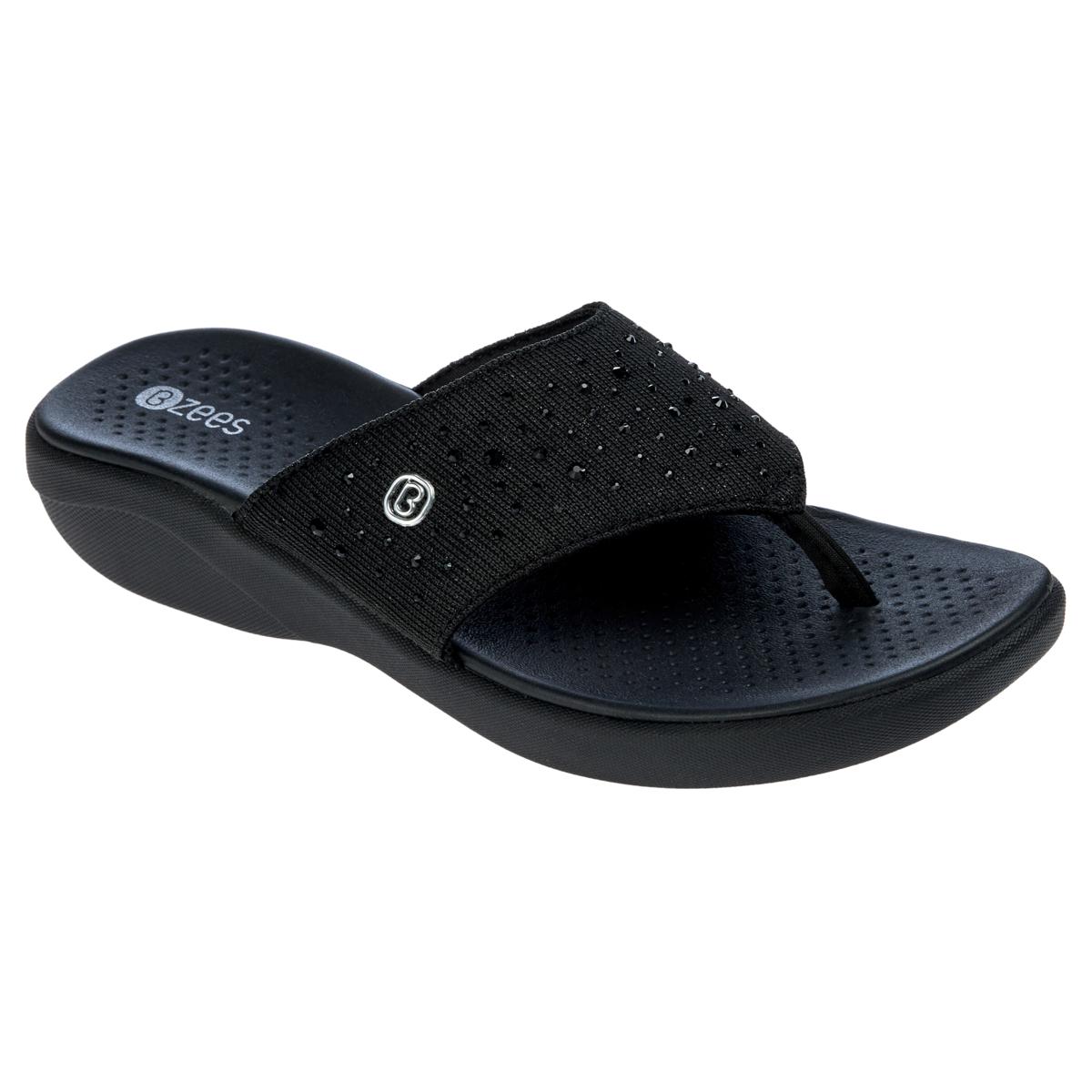 Bzees Cruise Bright Machine Washable Thong Sandal - 21894482 | HSN