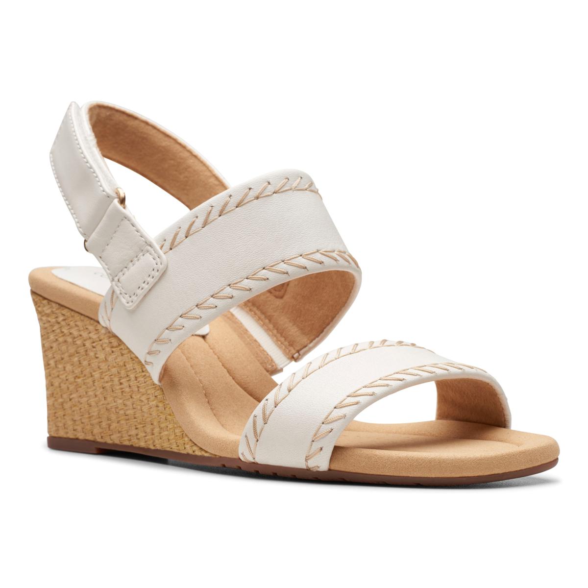 Clarks Collection Kyarra Rose Nubuck Wedge Sandal - 21923069 | HSN