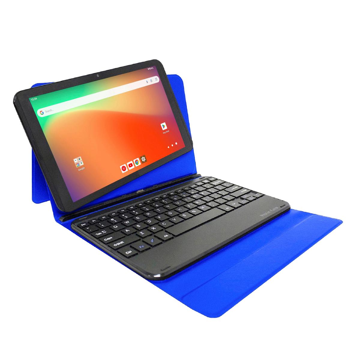 Visual Land Prestige SE 10" 128GB Tablet Bundle w/Pogo Keyboard Case ...