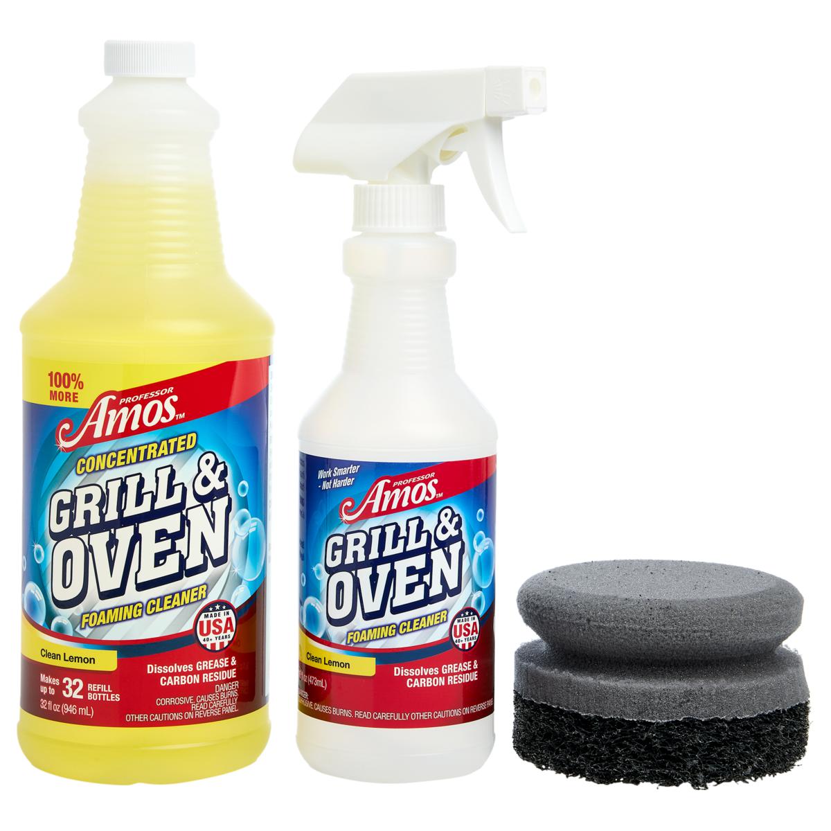 Professor Amos 32oz. 3-piece Grill & Oven Cleaning Set | HSN