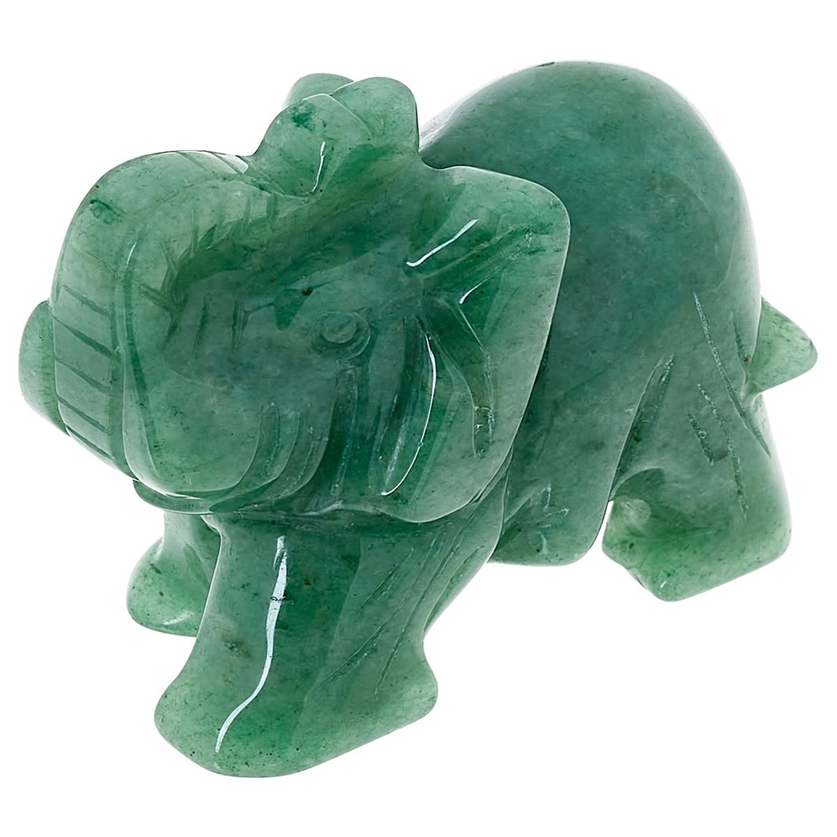 KALIFANO Carved Gemstone Elephant with Gift Box | HSN