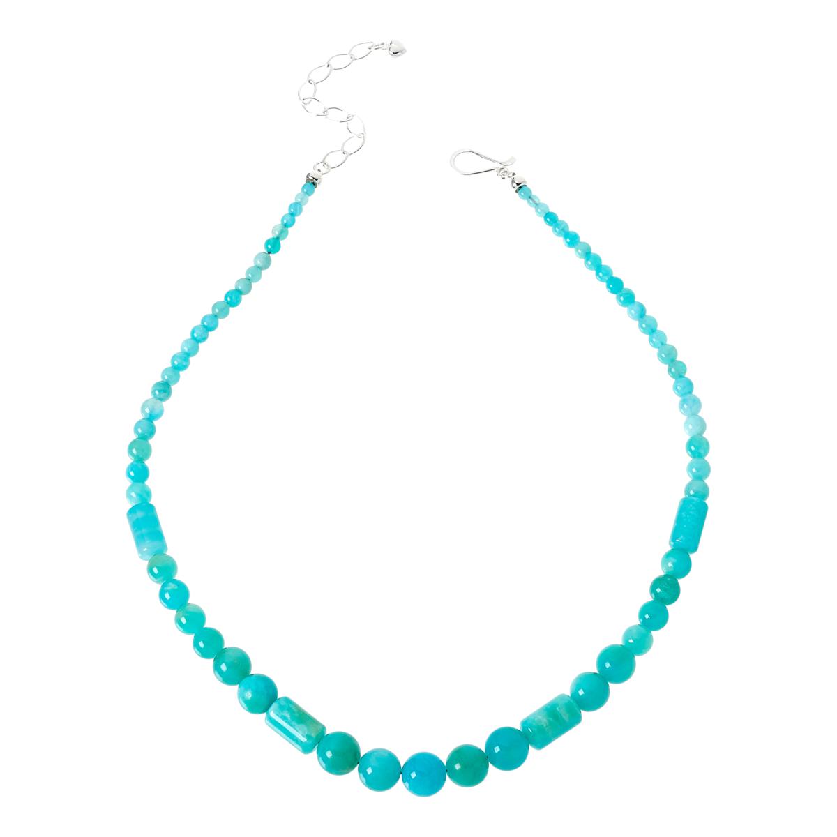 Jay King Sterling Silver Peruvian Amazonite Bead Necklace | HSN