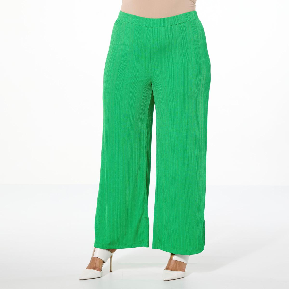 IMAN Global Chic Ribbed Knit Pull-On Pant | HSN
