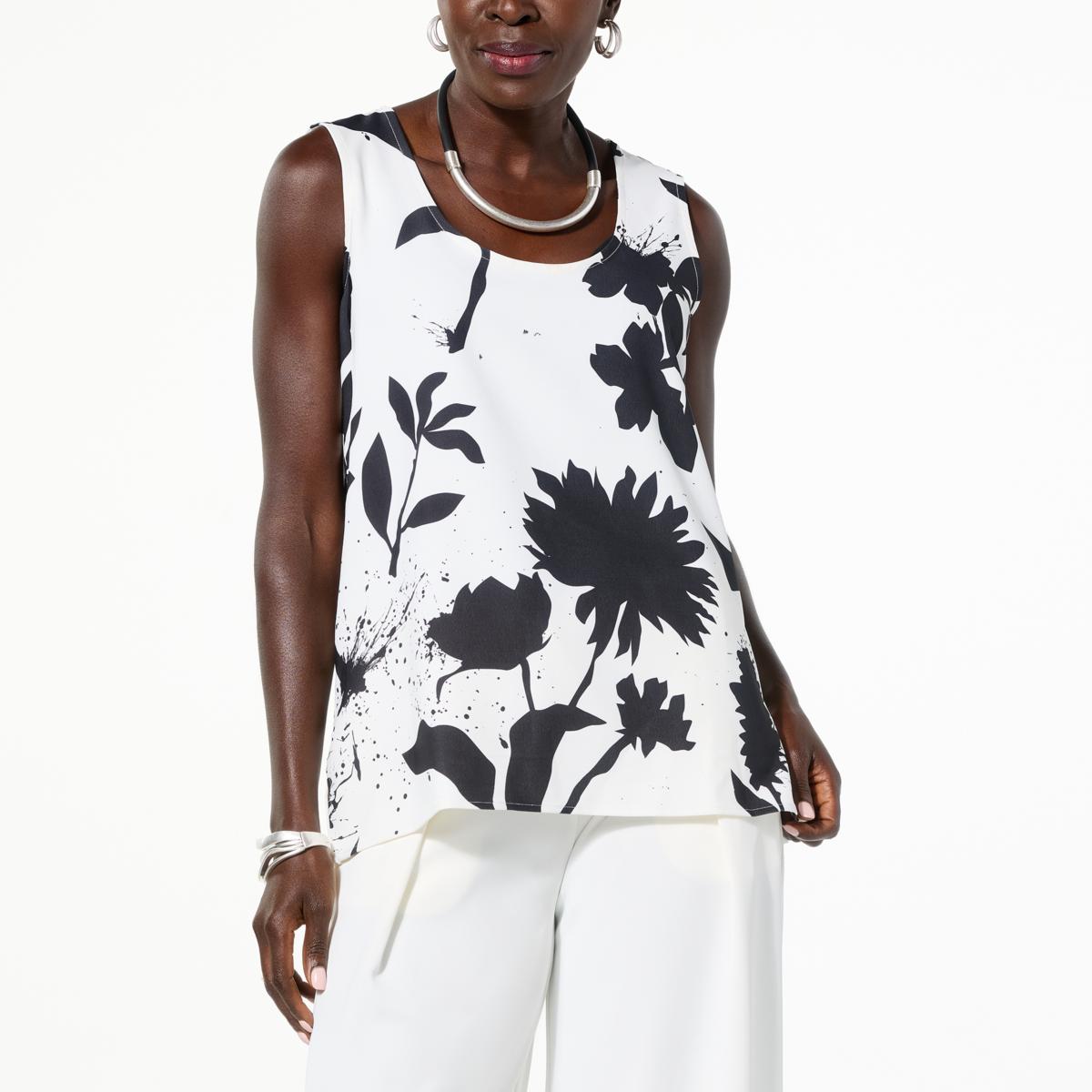 WynneLayers Capsule Drapey Twill Tank Top | HSN