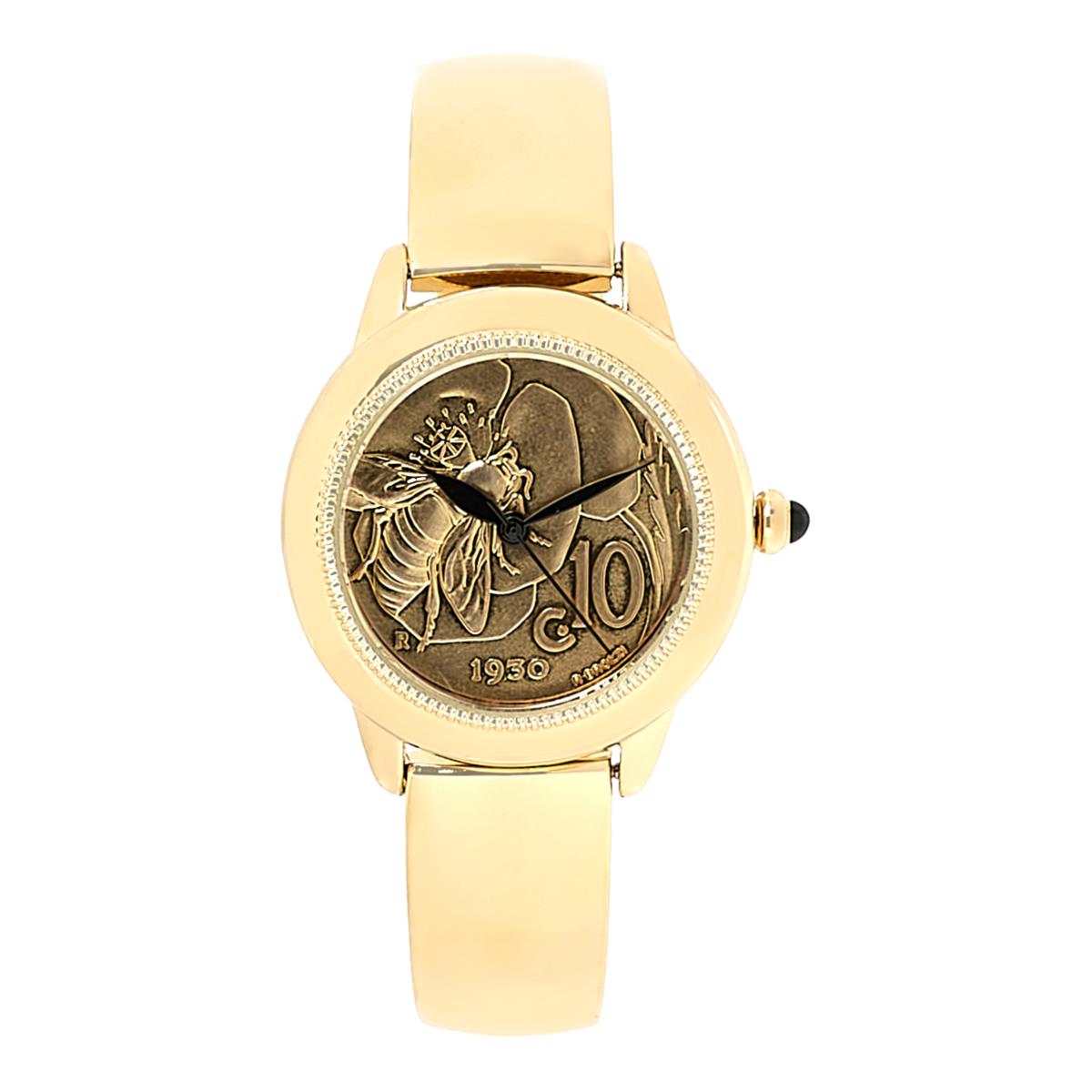 Bellezza Centessimi 10-Lira Coin Bracelet Watch - 22917037 | HSN
