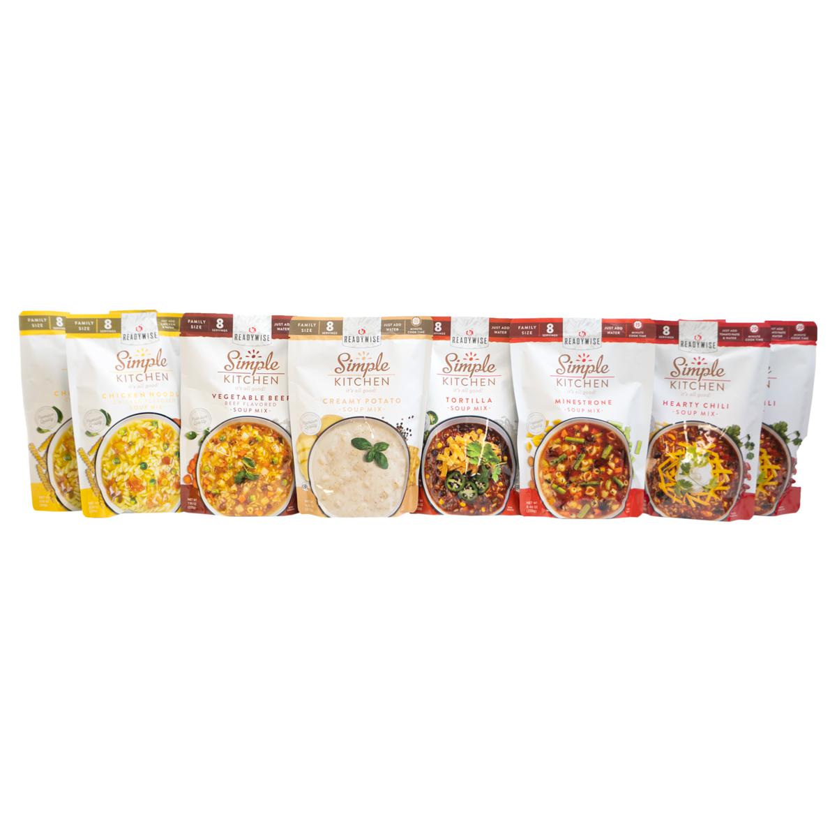 Simple Kitchen by ReadyWise 64-Serving Soup Sampler Auto-Ship® | HSN