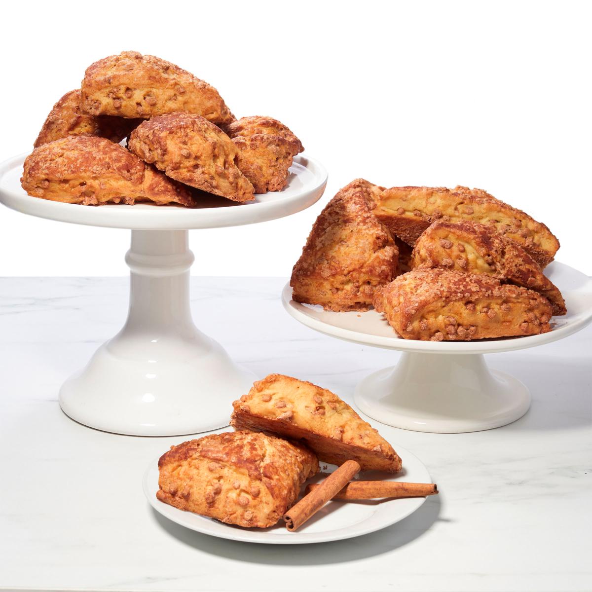 David's Cookies 14-pc Baked Cinnamon Scones | HSN