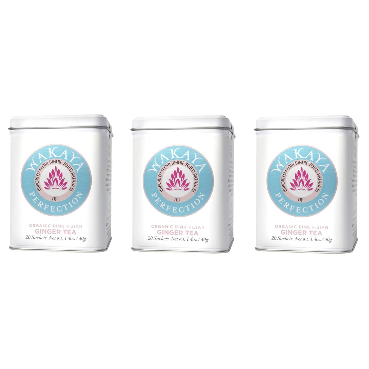 Wakaya 3-Pack of 20-Count Ginger Tea in Tin Auto-Ship® - 23224074 | HSN