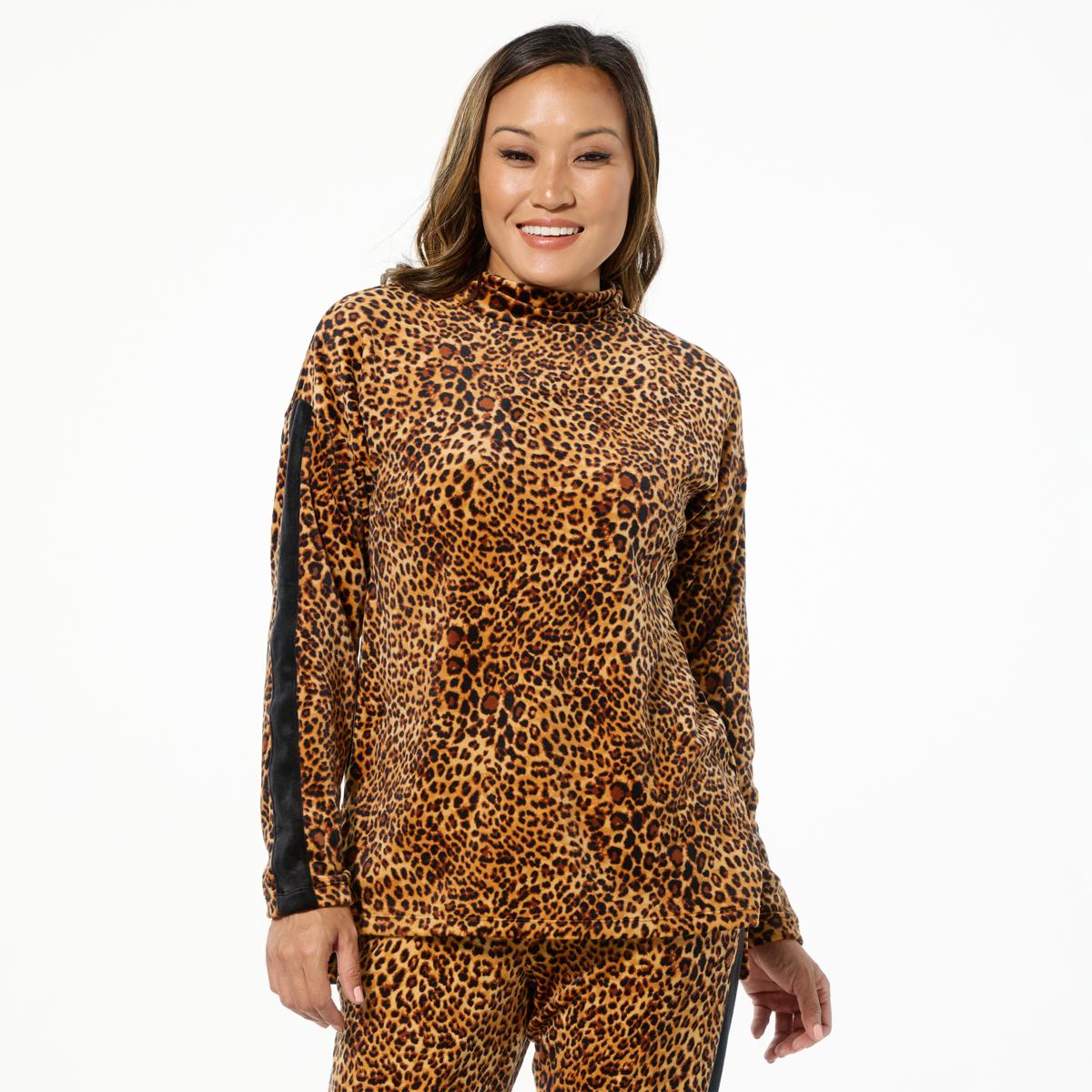 Comfort Code Plush Velour Mock-Neck Pullover Top - 23225237 | HSN