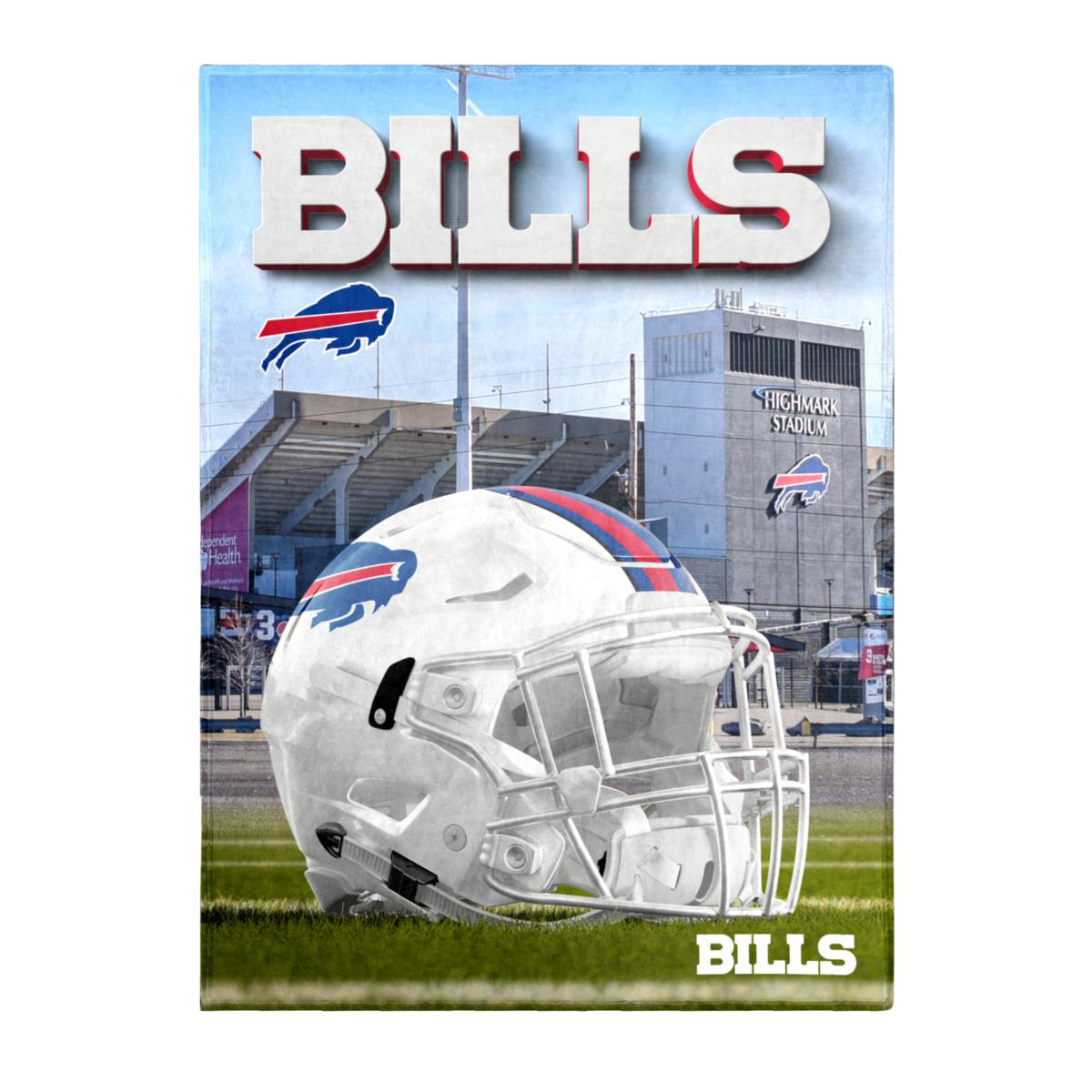 Officially Licensed NFL Stadium View 90" x 66" Throw - Bills - 23250581 ...