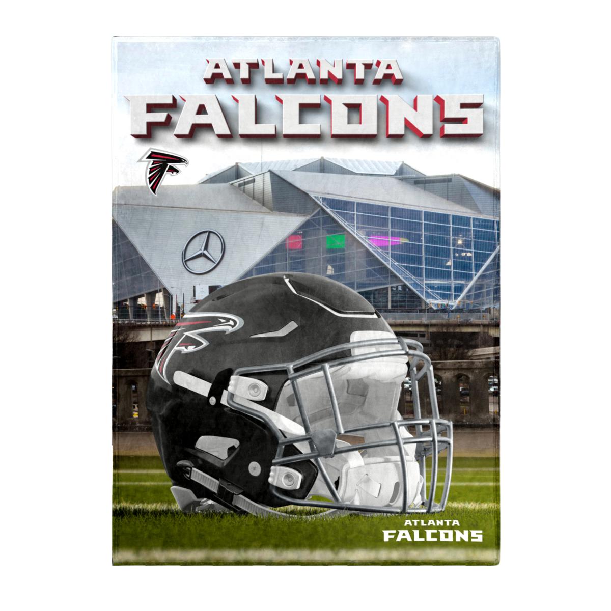Officially Licensed NFL Stadium View 90" x 66" Throw - Falcons ...