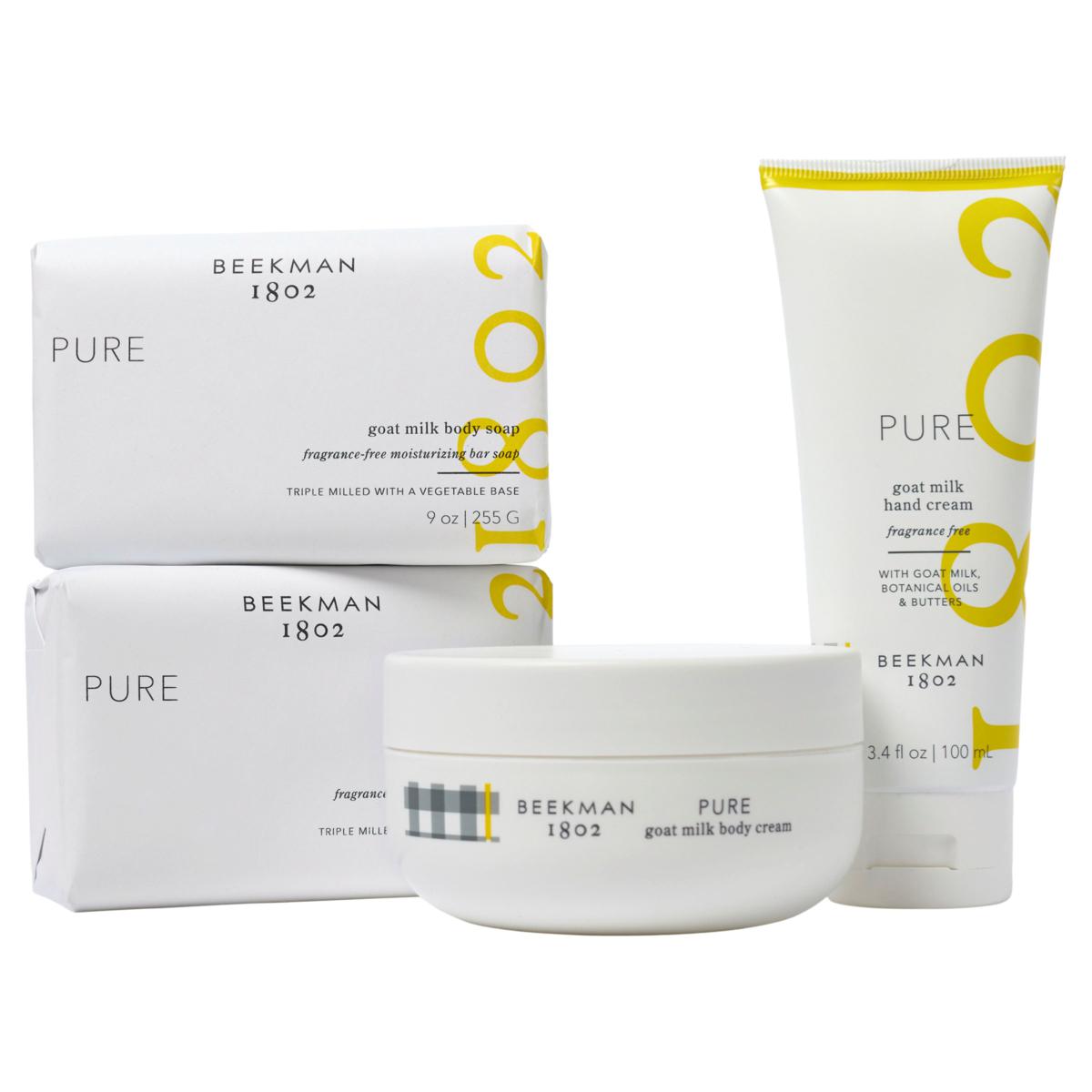 Beekman 1802 Goat Milk 4-piece Bath & Body Collection with Gift Box ...