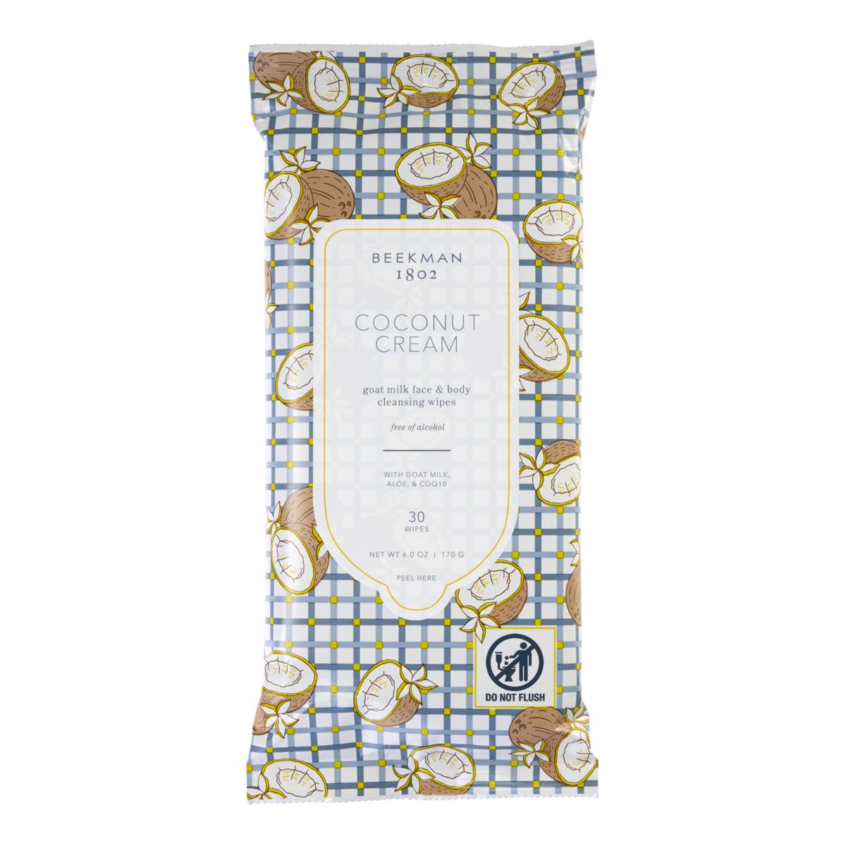 Beekman 1802 Goat Milk Coconut Cream Facial Wipes 30-count - 23280670 | HSN