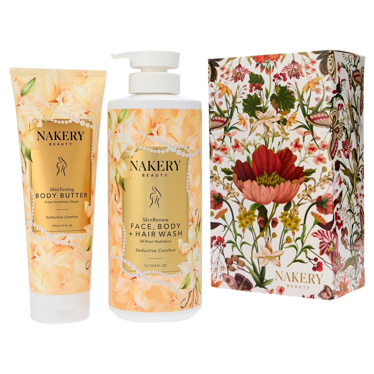 Nakery Beauty Seductive Comfort Supersize Cleanse, Firm & Repair Set ...