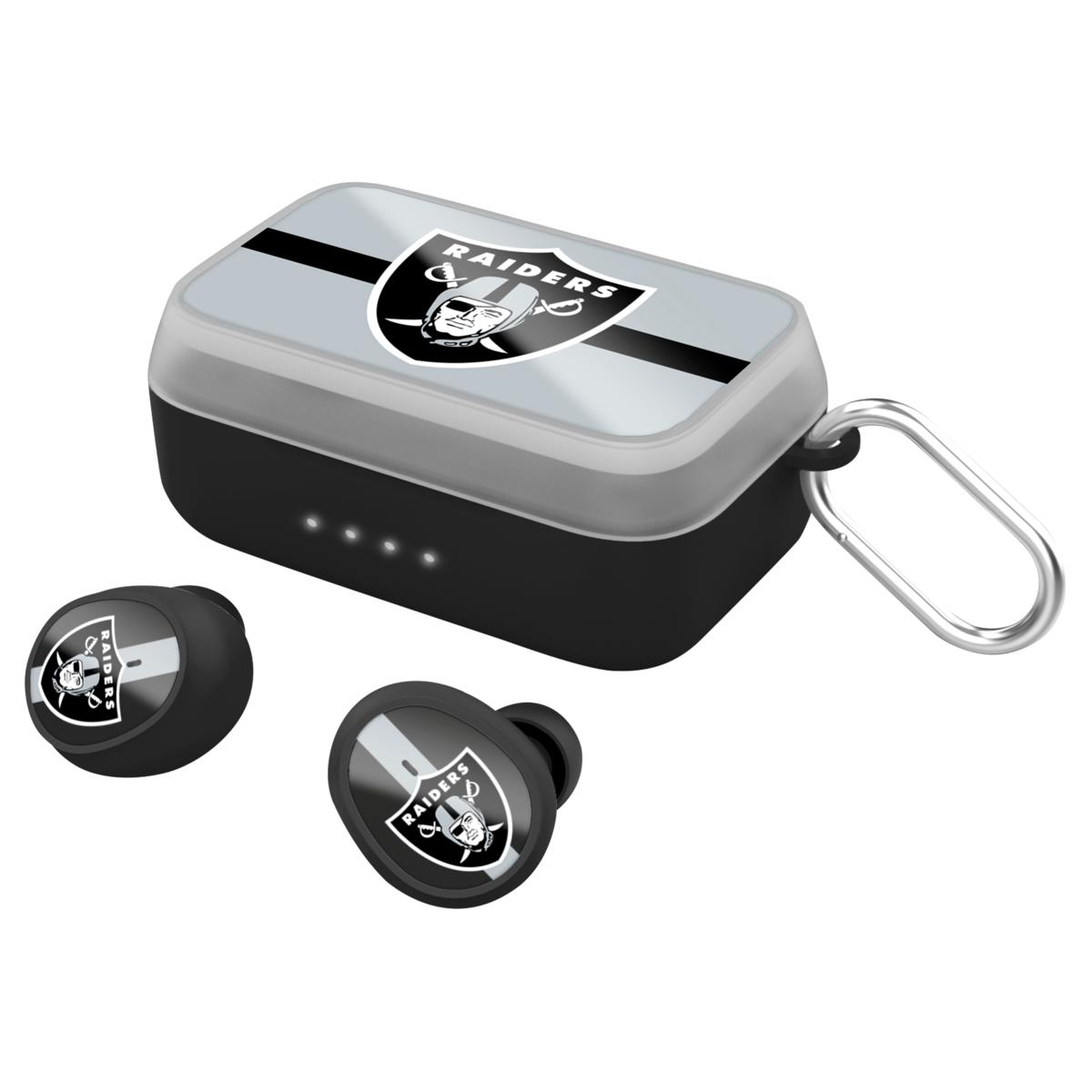 Officially Licensed NFL True Wireless Earbuds 2-pack - Raiders | HSN