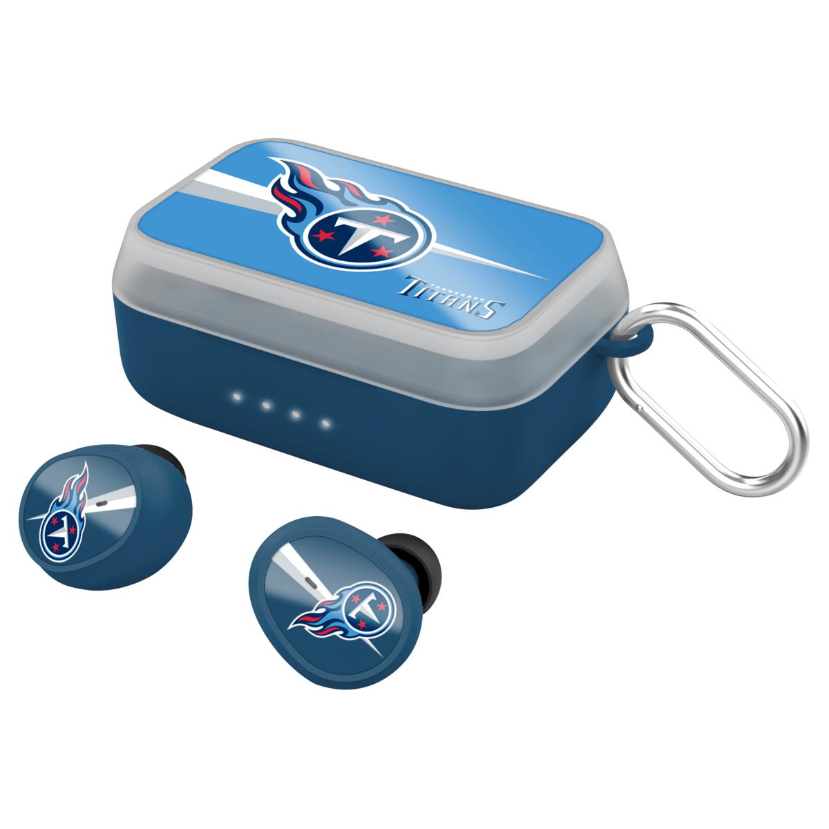 Officially Licensed NFL True Wireless Earbuds 2-pack - Titans | HSN