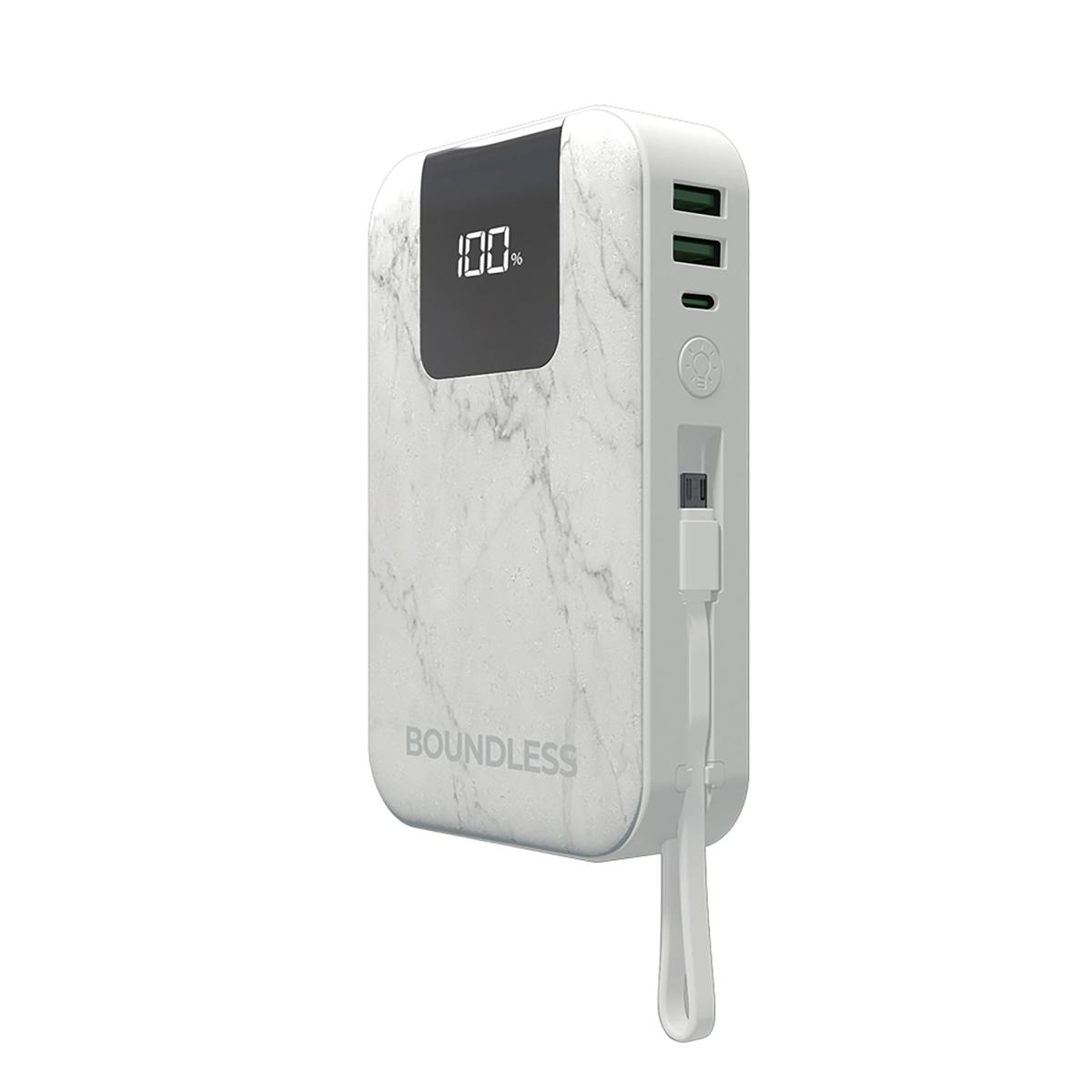 Boundless Pro 14,000mAh Powerbank w/AC Plug, Cables, Stand & Case | HSN