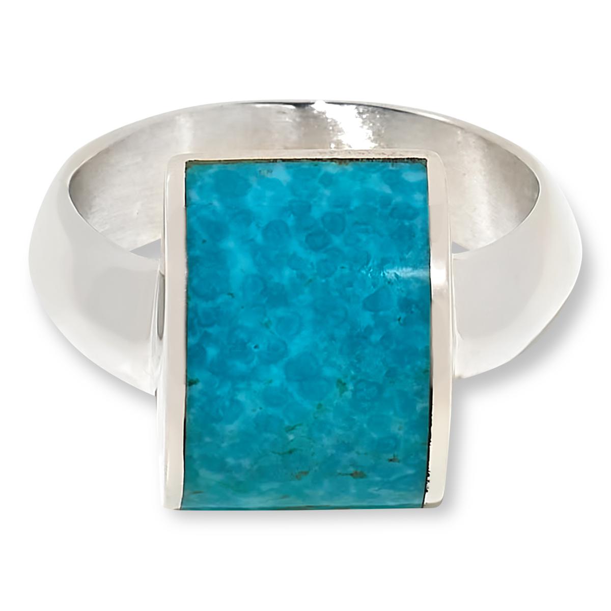 Jay King Sterling Silver Sonoran Blue Turquoise Ring | HSN