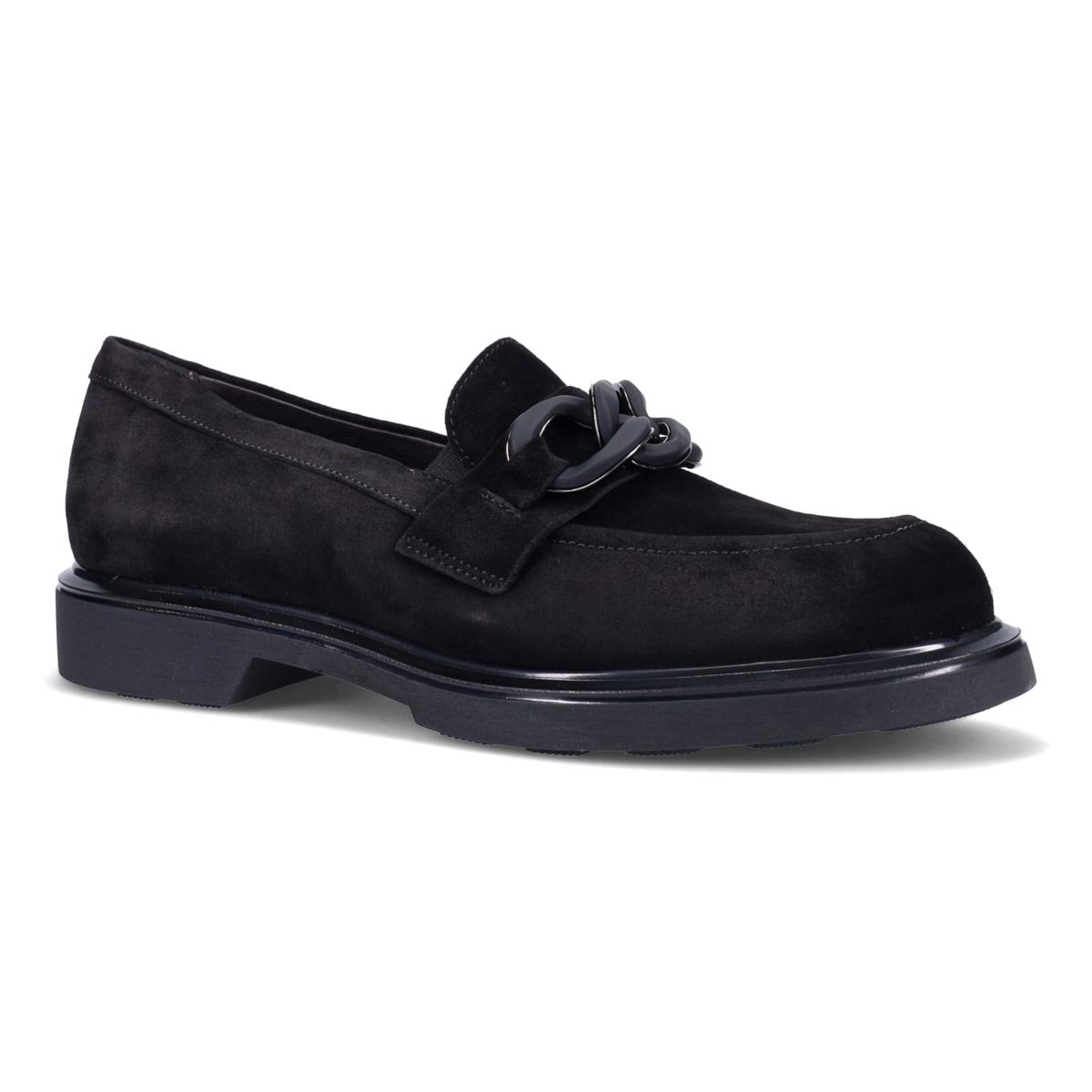 Ron White Allison Suede Loafer with Satin Shoe Bag | HSN
