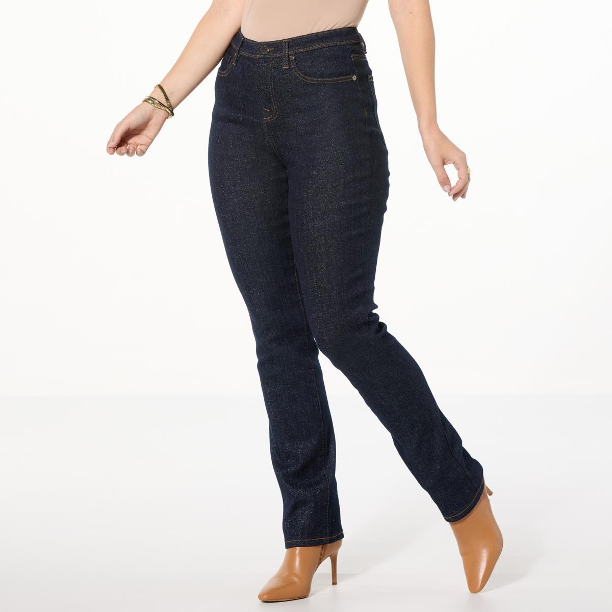 DG2 by Diane Gilman Starlight Denim Straight-Leg Jean - 23327302 | HSN