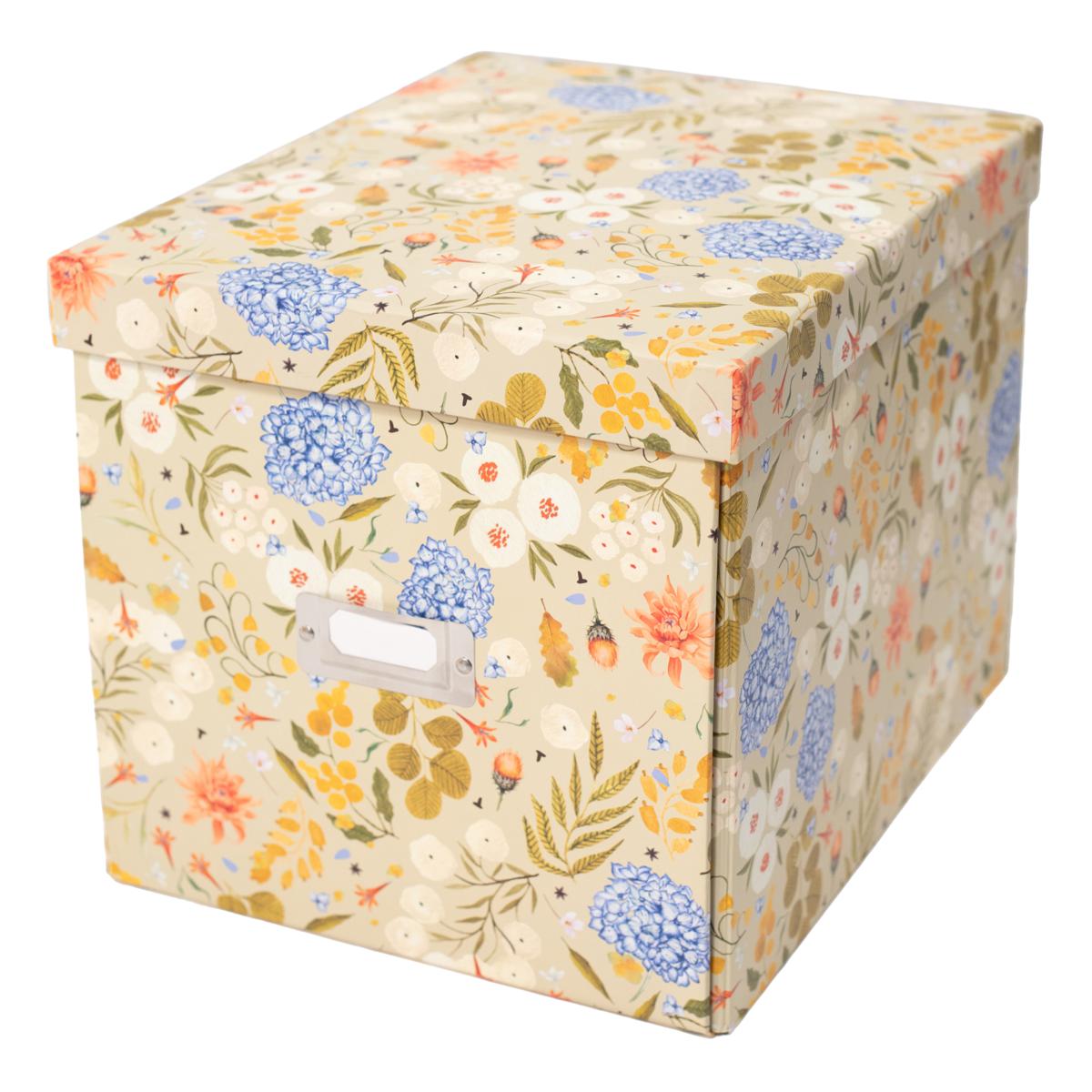 Crafter's Companion 12.5" Patterned Storage Box | HSN