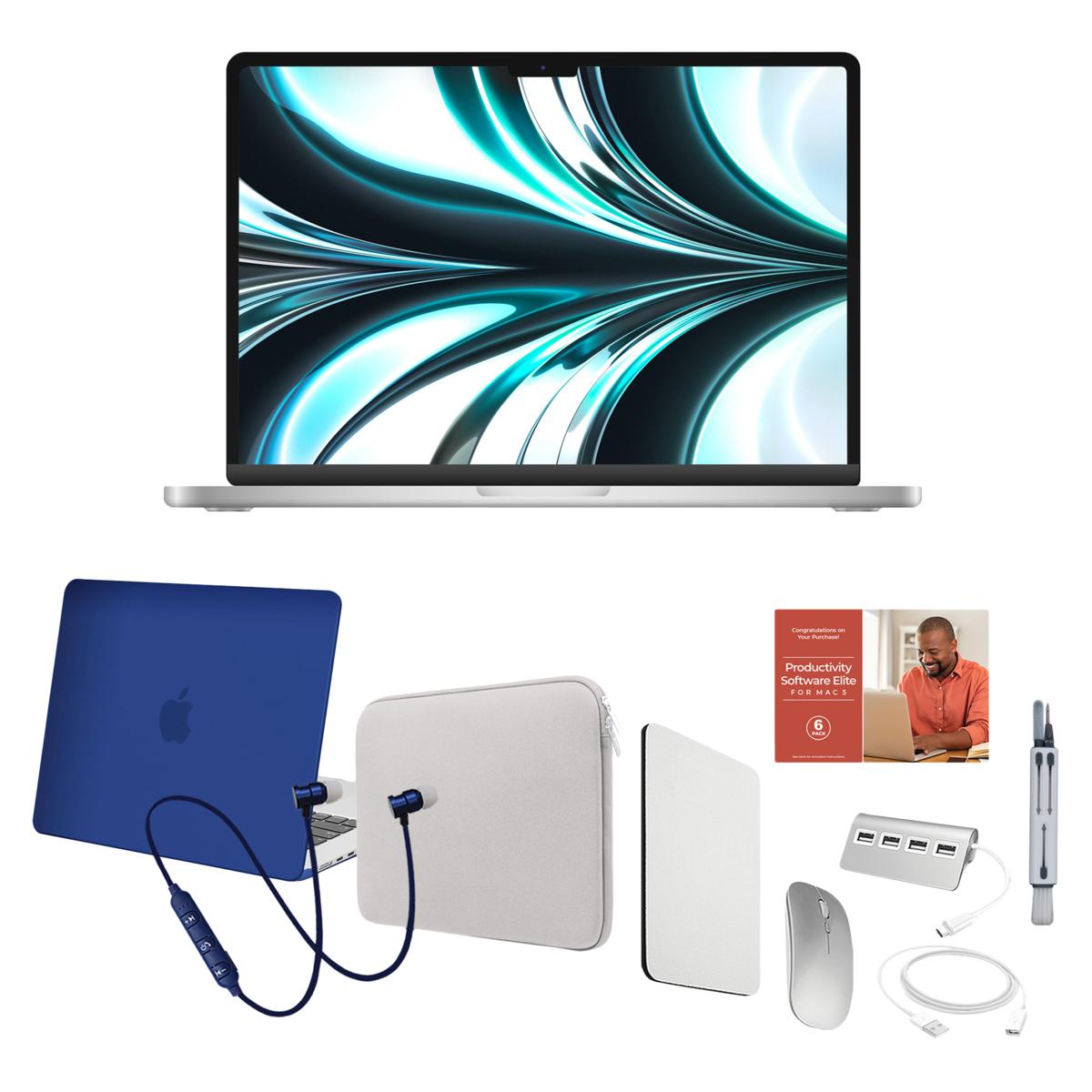 Apple MacBook Air 13" M2 256GB Laptop Bundle with Bluetooth Earbuds - 23346902 | HSN
