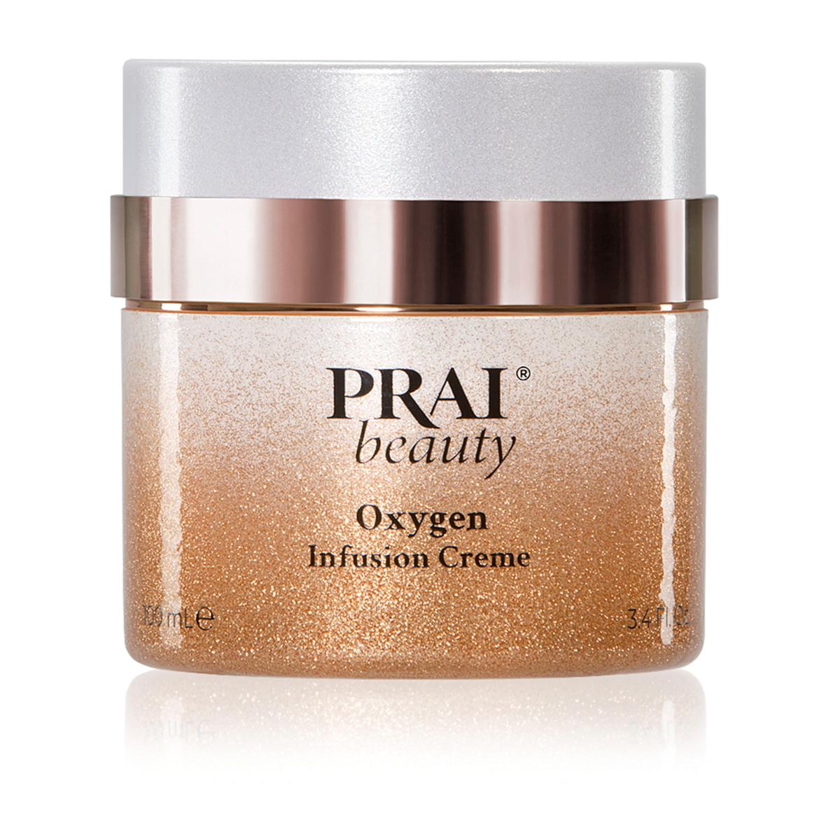 PRAI Beauty 3.4 fl. oz. Oxygen Infusion Creme in Pink Glitter Jar | HSN