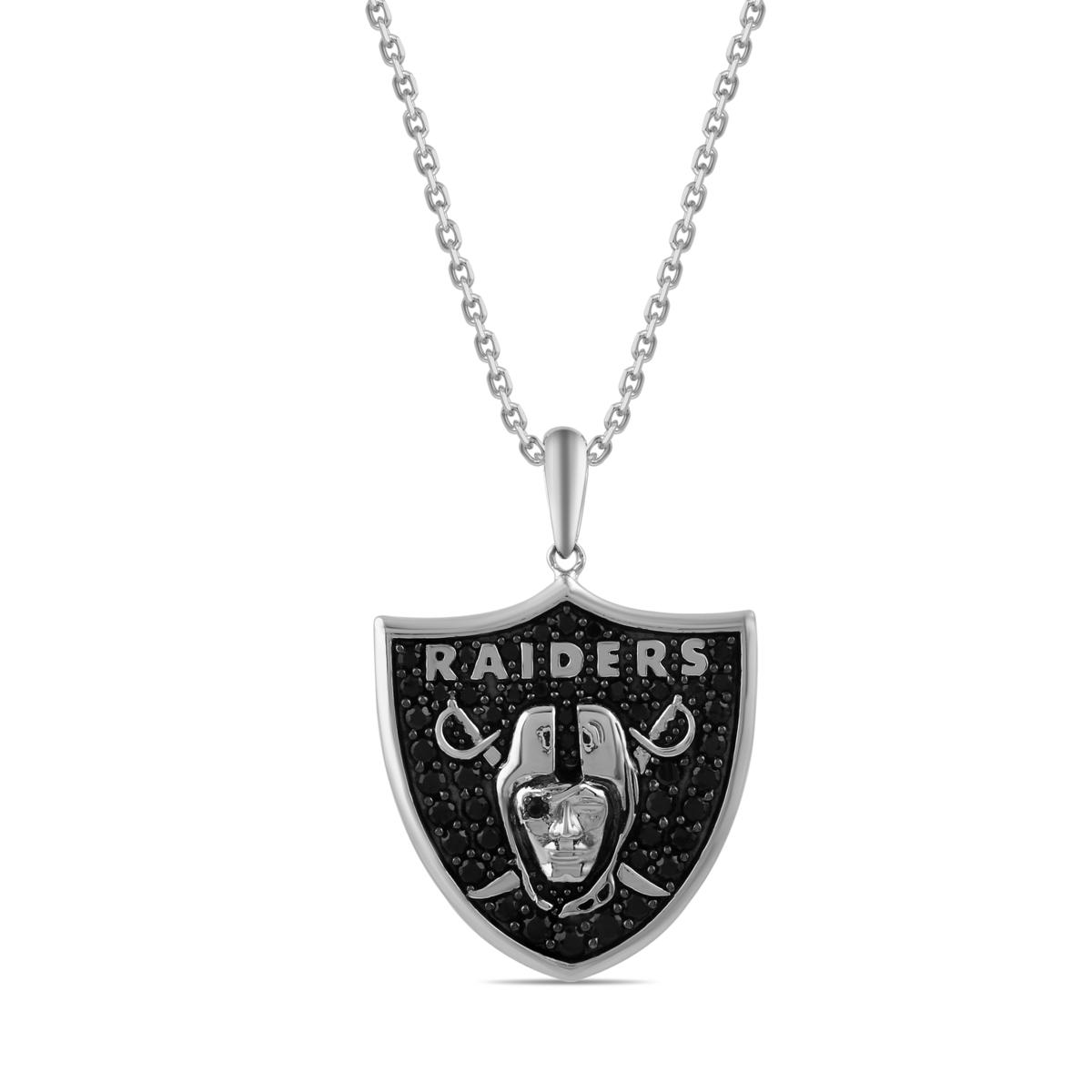 Officially Licensed NFL Team Pendant Necklace - Raiders | HSN